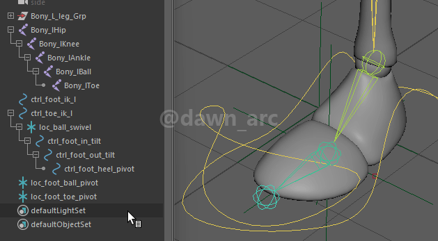 [Maya]Rigging 16 - Ankles & Heels